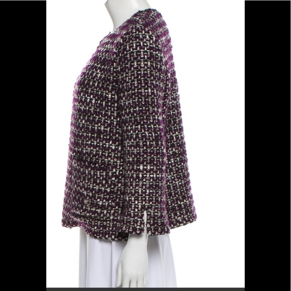 St. John | Jackets & Coats | St John Couture Purple Tweed Jacket | Poshmark